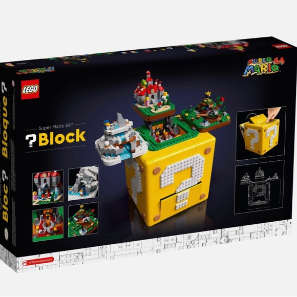 Toys | Super Mario Question Mark Box With 3 Different Little Islands ...